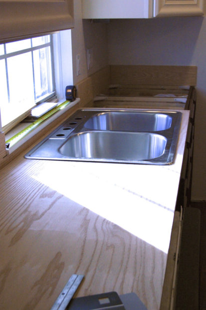 Plywood Countertops – Grocery Shrink