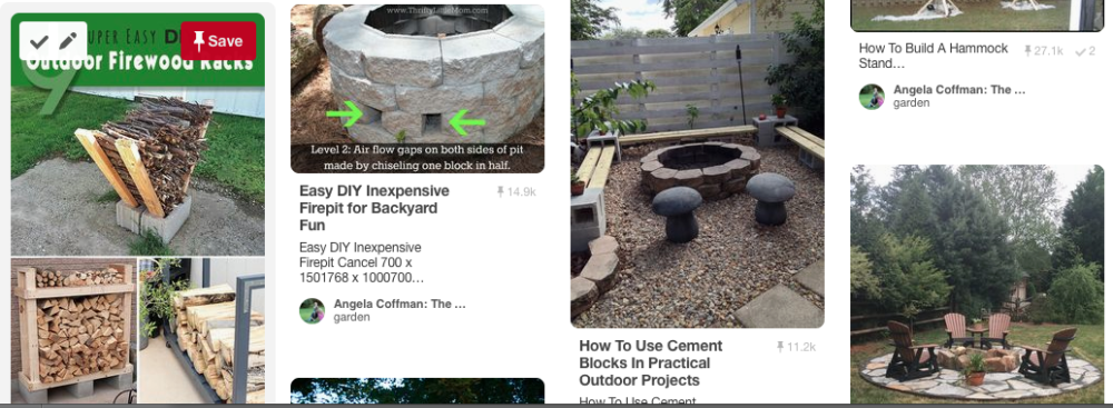 What if we just did it? The story of our Outdoor Fire Pit – Grocery Shrink